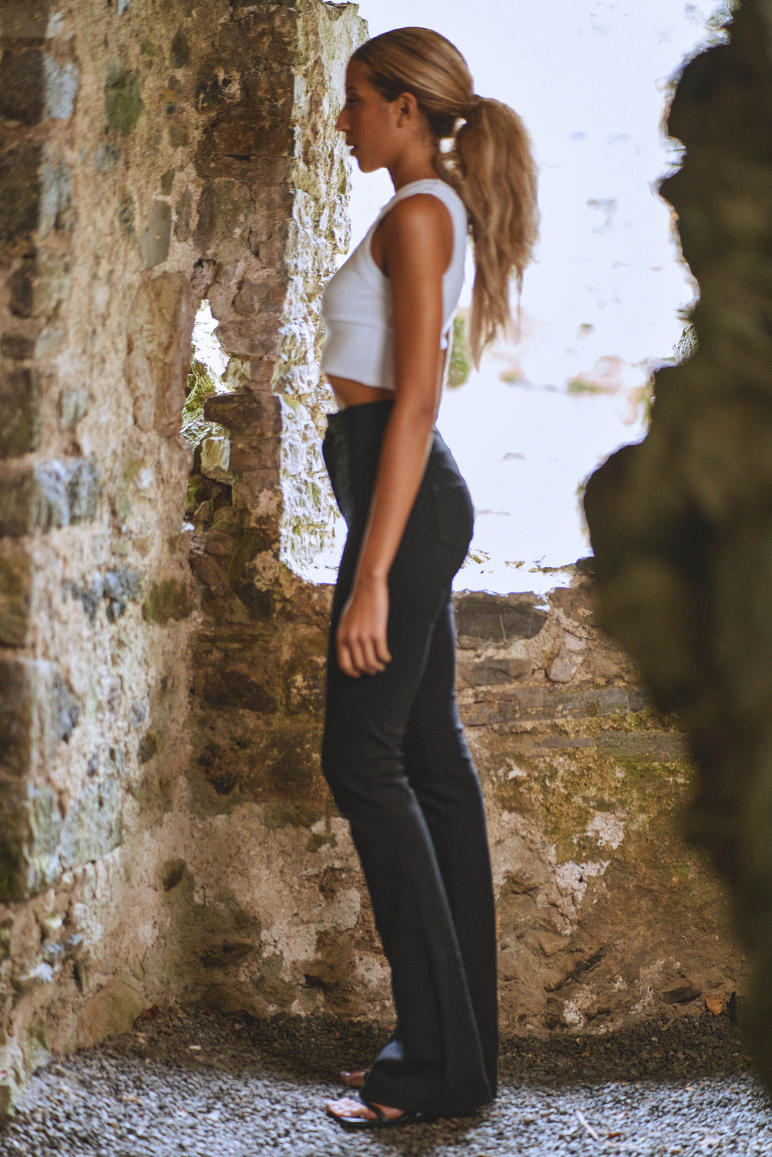 Foolish | Shop the Leader Crop Vest in White